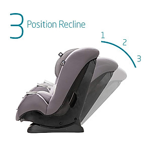 Maxi-Cosi Pria All-in-One Convertible Car Seat, All-in-One Seating System: Rear-Facing, from 4-40 pounds; Forward-Facing to 65 pounds; and up to 100 pounds in Booster Mode, Sonar Grey