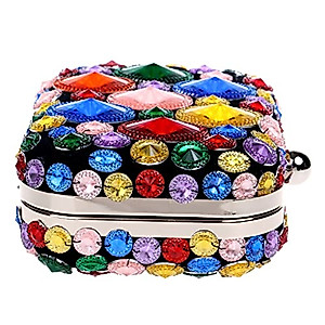 MXIAOXIA Acrylic Beaded Women Evening Bags with Chain Shoulder Small Purse Day Clutches for Wedding Party Dinner Evening Bags