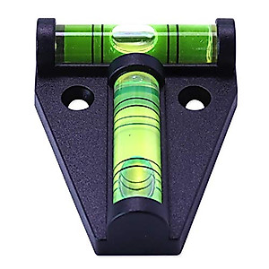 Leisure Coachworks RV T Level Bubble Level, Multipurpose 2 Way Spirit Level T-type Spirit Level Bubble for RV, Trailer, Machines, Furniture, Tripods, Camera Equipment Measure (2-Pack)