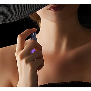 Portable Mini Refillable Perfume Atomizer Bottle Refillable Spray, pocket perfume dispenser,Scent Pump Case,Empty Perfume Bottles for Travel and Outgoing 5 sets of 5ml /0.2oz