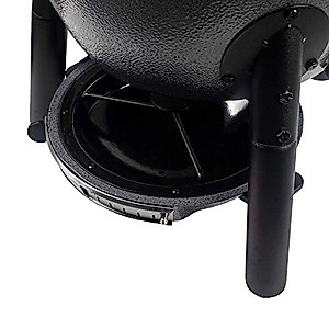 Char-Griller® AKORN® Jr. Portable Kamado Charcoal Grill and Smoker with Cast Iron Grates and Locking Lid with 155 Cooking Square Inches in Ash, Model E86714