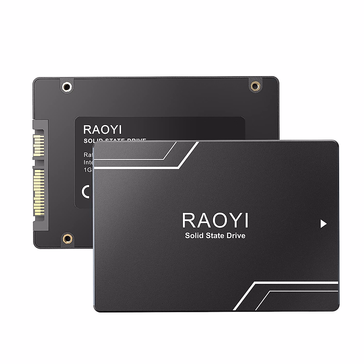 RAOYI 1TB Internal SSD SATA III 6Gb/s 2.5”Solid State Drive 3D NAND Flash Advanced SSD Hard Drive Up to 550MB/s SATA 3 SSD Upgrade Performance for PC Laptop