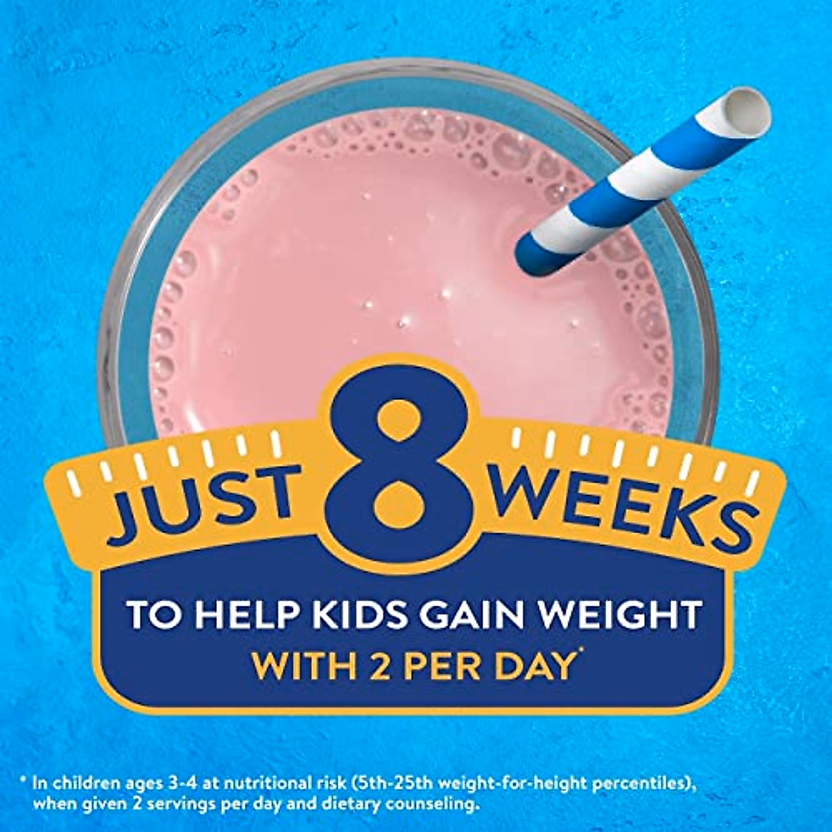 PediaSure Grow & Gain with Immune Support, Kids Protein Shake, 27 Vitamins and Minerals, Non-GMO, Gluten-Free, Strawberry, 8 Fl Oz (Pack of 24)