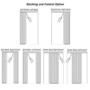 Vertical Blinds Replacement Headrail Track Custom Made to Your Size, Stack, and Control Type - Complete with Brackets and Hardware (64.5 inches)
