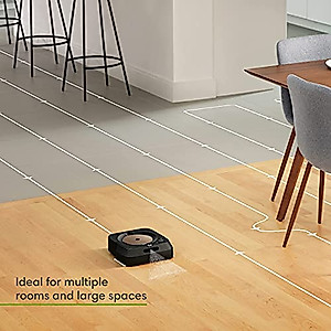 iRobot Braava jet m6 (6012) Ultimate Robot Mop- Wi-Fi Connected, Precision Jet Spray, Smart Mapping, Compatible with Alexa, Ideal for Multiple Rooms, Recharges and Resumes (Renewed)