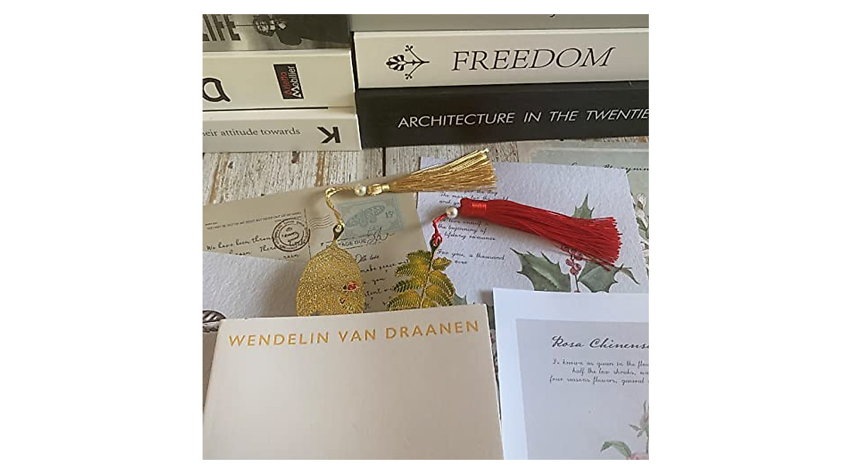 Elegant Leaf Metal Bookmarks for Readers & Students | JIUDI