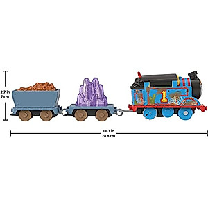 Thomas & Friends Motorized Toy Train Crystal Caves Thomas Battery-Powered Engine with Cargo for Ages 3+ Years