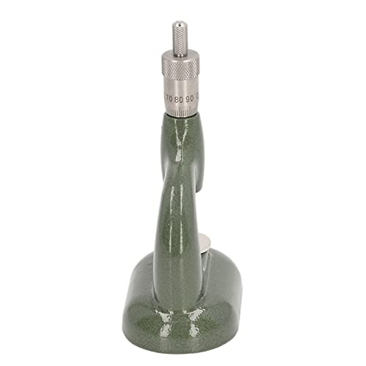 ViaGasaFamido Watch Press Tool Kit 48Pcs Dies Watch Repair Tool Watch Opener Watch Back Case Closer Watchmaker Jewelling Tool Aluminum Alloy Green with Storage Box