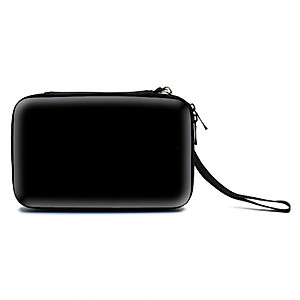 ADVcer 3DS Case, EVA Waterproof Hard Shield Protective Carrying Case with Detachable Hand Wrist Strap Compatible with Nintendo New 3DS XL, New 3DS, 3DS XL, 3DS, 3DS LL or 2DS XL or DSi, DS Lite, Black