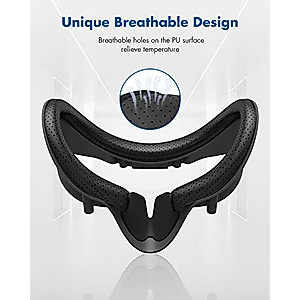 KIWI design VR Facial Interface Bracket with Anti-Leakage Nose Pad and Lens Protector Compatible with Valve Index Accessories