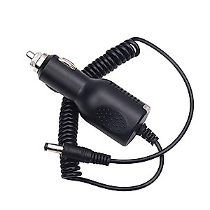 BAOFENG & ABBREE 12-24V Car Charge Cable Line for BaoFeng UV-5R,UV-82, BF-F8HP, UV-82HP, UV-S9/9S,UV-5X3,GT-3TP UV-9R Plus etc Two Way Radio (Compatible with Charger Base)
