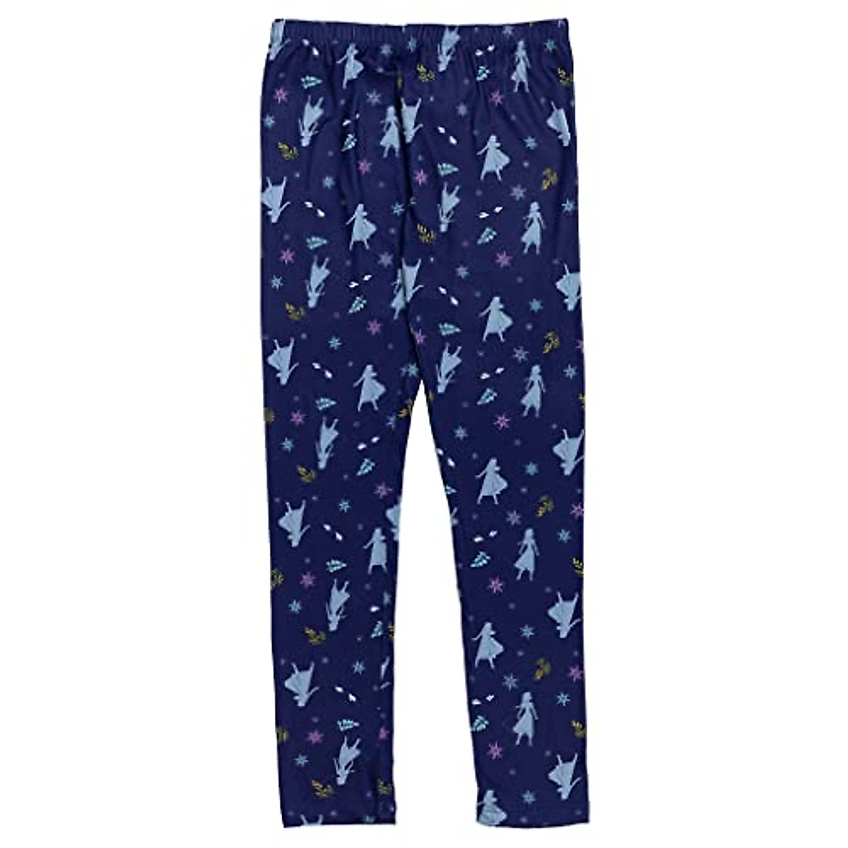 Disney Frozen Elsa Anna Little Boys Long Sleeve Graphic T-Shirt & Leggings Blue 7-8