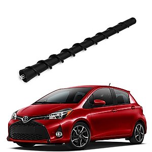 ZHPTAM Radio AM FM Antenna Mast Perfect Replacement Fits for Toyota Yaris 2006-2018, for Toyota Prius 2010-2017 - Replaces OEM # 86309-47020,86309-0D110, Black 7 Inch Radio Antenna Rod