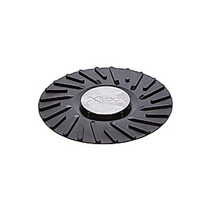 BOSCH MGX0500 5 In. X-LOCK Backing Pad with X-LOCK Clip - Medium Hardness, Use with Fiber Discs, for Applications in Metal Surface Finishing, Weld Blending, Rust Removal