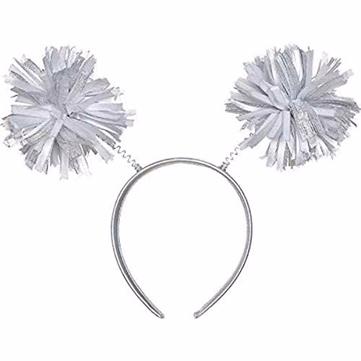 Amscan Pom Yarn Spings Head Bopper, 9" x 4 1/2", Silver