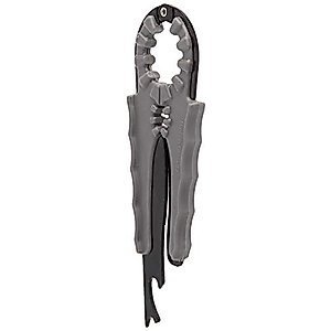 Multi Bottle Opener (1 Pack) - Beer Bottle Opener, Beer Opener, Soda Can Opener Manual, Jar Opener, Nail Polish Opener - Multiopener For Bottles, Jars, Cans, Great Arthritis Help For Weak Hands
