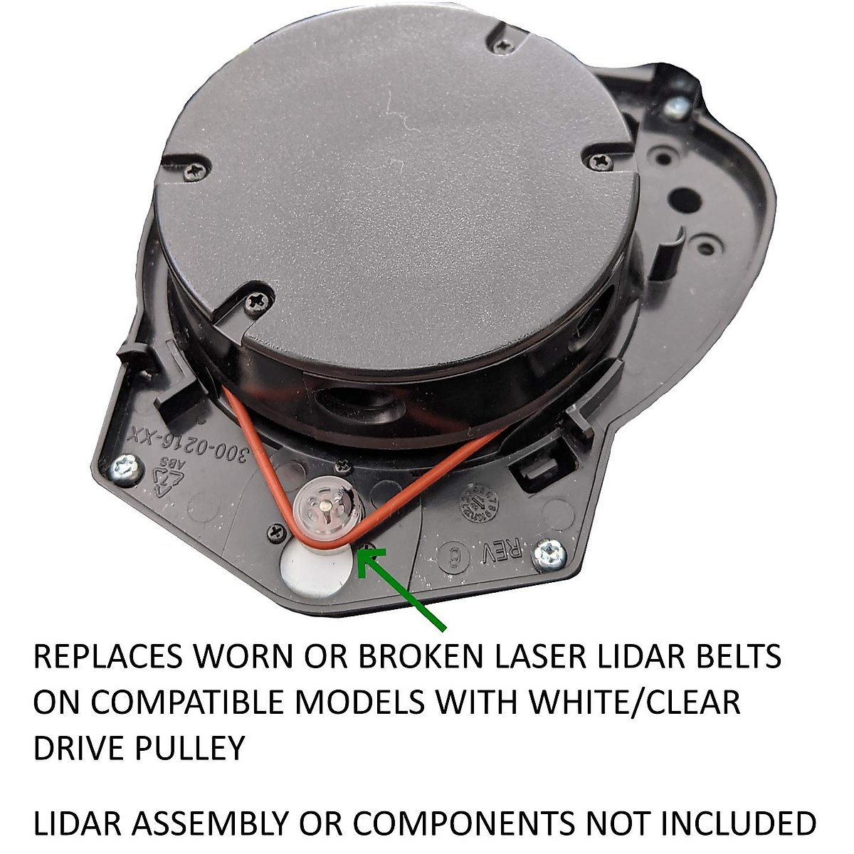 Neato Botvac Connected D3 D4 D5 D6 D7 Compatible Laser Lidar Drive Belt O Ring Replacement Kit with 2 Buna N Belts and Tools for Easy Replacement