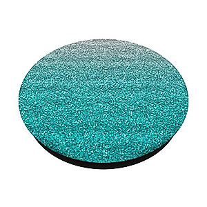 Teal - blue - Silver Gradient PopSockets PopGrip: Swappable Grip for Phones & Tablets