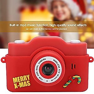 SALUTUY Child Camera, 2.0‑Inch Large Scree Built‑in Mp3 Music Function Child Video Recorder 5 Seconds Timing for Children
