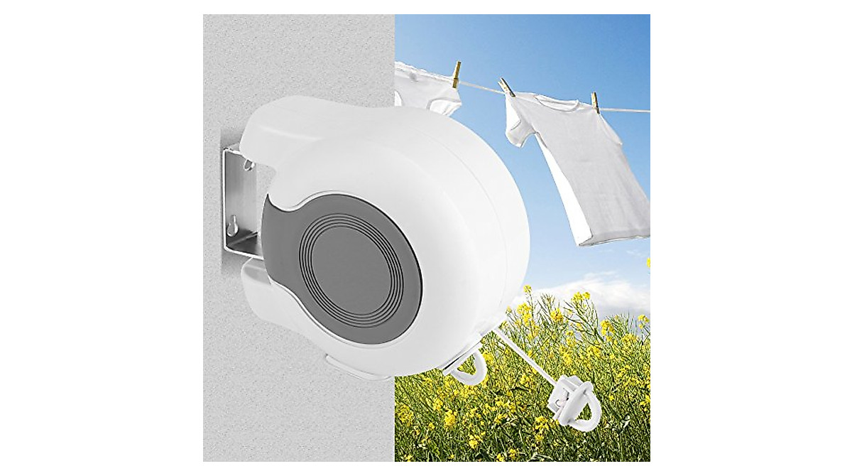 Semme Dual Retractable Clothes Line - Easy to Use & Install