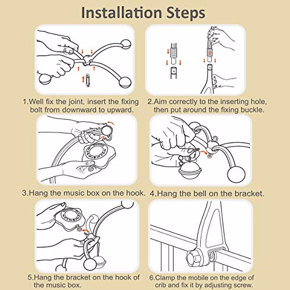 Baby Crib Mobile with Projrctor and Relaxing Music, Hanging Rotating Animals Rattles Nursery Gift Toy for Newborn 0-24 Months Boys and Girls Sleep(Blue)