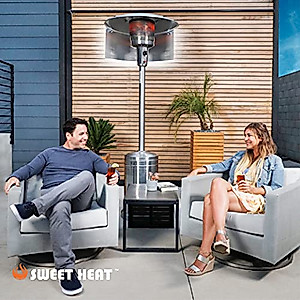 SWEET HEAT MAX - Heat Focusing Reflector for Round Natural Gas and Propane Patio Heaters - 15" Height For Extra Heat Reflecting Power