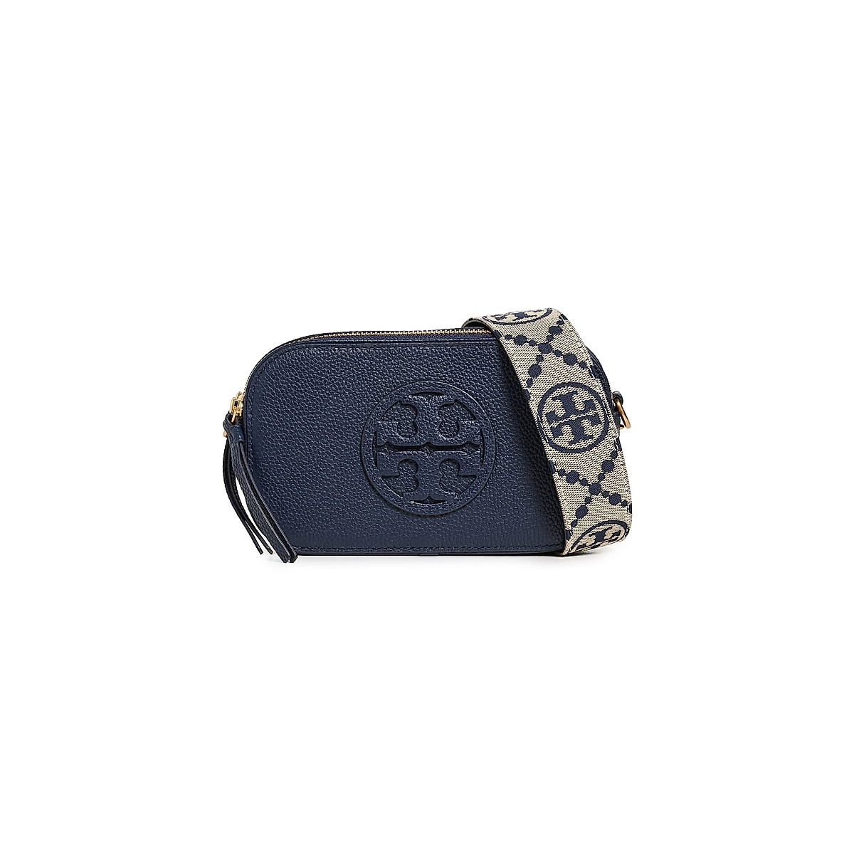 Tory Burch Women's Mini Miller Crossbody Bag, Tory Navy, Blue, One Size