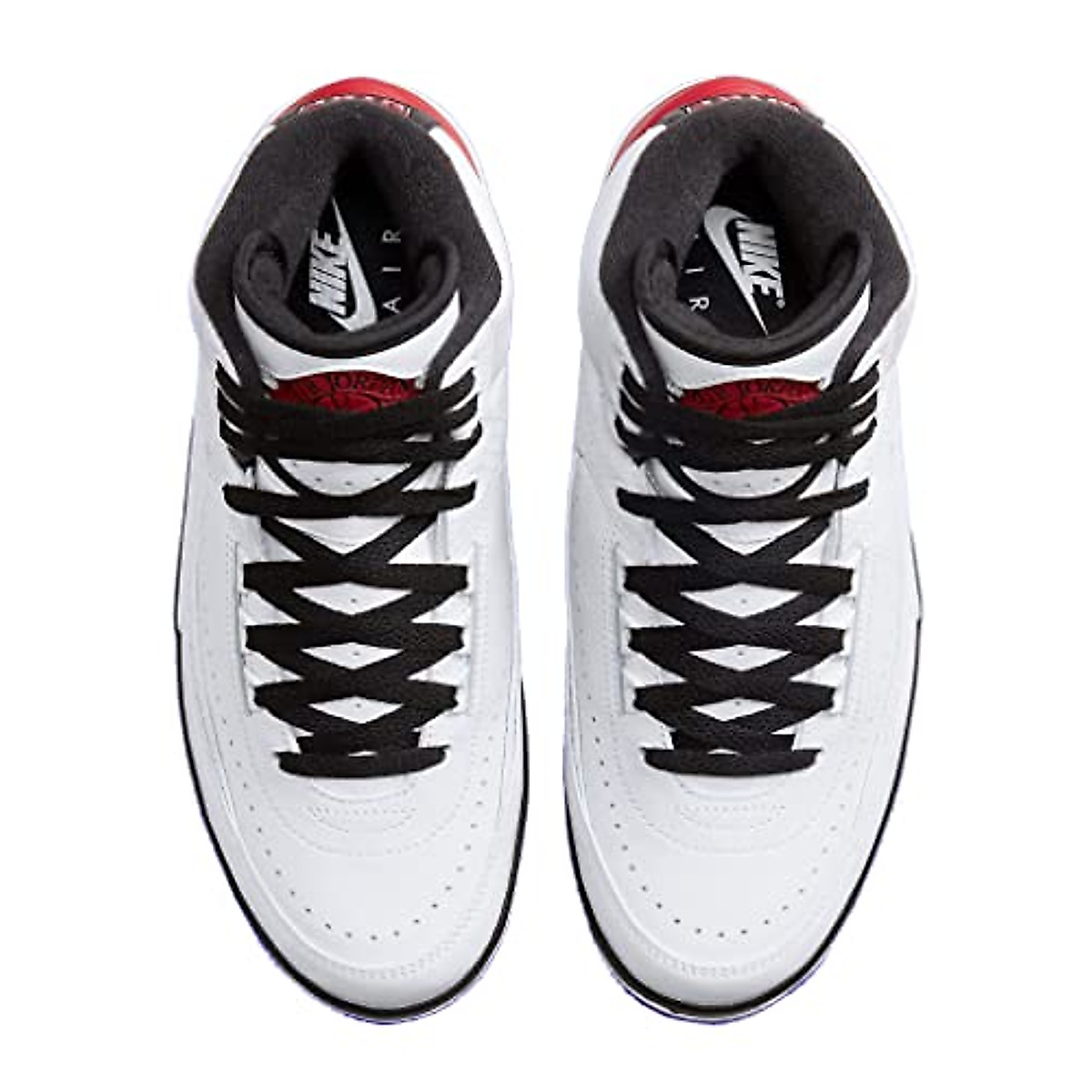 Jordan Mens Air 2 Retro OG DX2454 106 Chicago 2022 - Size 9 White/Varsity Red/Black