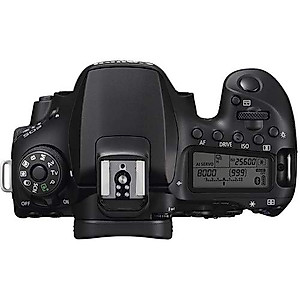 Canon EOS 90D Digital SLR Camera Body with EF-S 18-55mm f/3.5-5.6 is STM Lens - 64GB Expo Basic Bundle (International Version) (Renewed)