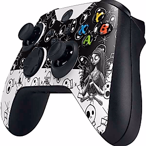 Skinit Decal Gaming Skin Compatible with Xbox Series X Controller - Officially Licensed Disney The Nightmare Before Christmas Sally Art Design