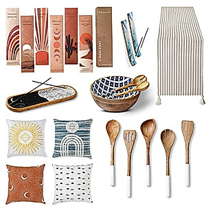 Folkulture Cake Knife and Server Set, Stainless Steel Cake Cutting Set for Wedding, Pie or Patry Serving Set for Home Decorations, Large 2-Piece Dessert Set for Boho Gifts, Rose Gold