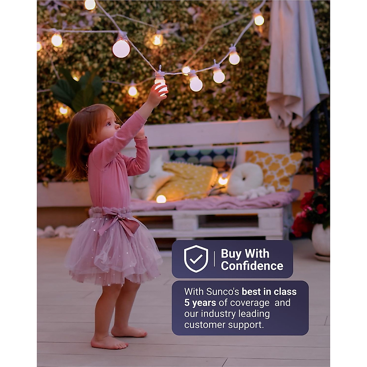 Sunco 10 Pack 3W=40W A19 LED Light Bulbs CRI91 3000K Warm White, 250 Lumens, E26 Medium Base, Indoor Outdoor, Super Bright, Instant On, Frosted Lens, Lamp for Bedroom Dining Living Room UL