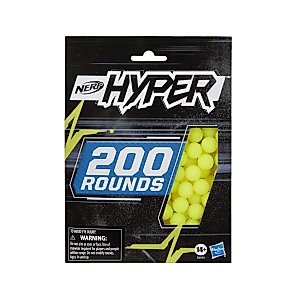 Nerf Hyper 200-Round Refill includes 200 Hyper Rounds, for Use Hyper Blasters, Stock Up Hyper Games