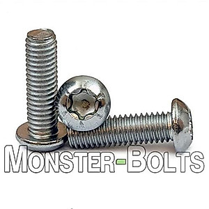 MonsterBolts - M4 x 8mm 6 Lobe Button Head Socket Cap Screws, ISO 7380, Stainless Steel, 20 Pack