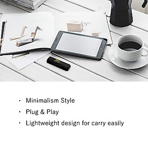 TCELL Minimalism Style USB 3.1 Gen1 Flash Drive Black (64GB)