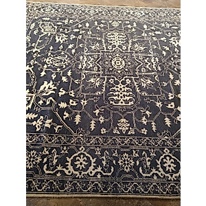 8' x 10' Gray New OUSHAK Rug Handmade Wool Capret#75795