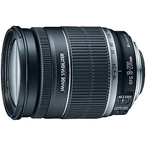 Canon EF-S 18-200mm f/3.5-5.6 IS Standard Zoom Lens for Canon DSLR Cameras (Renewed)