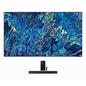 SAMSUNG QN55QN95BAFXZA 55" Neo QLED 120Hz Anti-Glare 4K Smart TV with a HW-B550 2.1ch Soundbar and Subwoofer with Dolby Audio (2022)