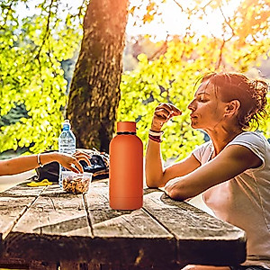 350ml Stainless Steel Thermos, Insulated Stainless Steel Water Bottle for Sports and Travel, BPA-free School Water Bottle for Children, Keep Cold and Hot for 24 Hours Classic Insulated Water Bottle