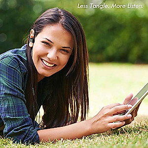 C G CHANGEEK Single Earbud, One Ear Sport Earphone with Hook, Mono Headphone with Mic and in-line Control for Safe Driving, Biking, Running, Gaming and Working, for Right Ear Wearing Only, CGS09