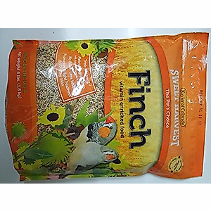 Sweet Harvest Finch Bird Food, 4 lbs Bag - Seed Mix for Finches