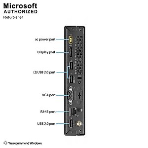 Lenovo ThinkCentre M73P Tiny Mini Business Desktop Computer, Intel Dual-Core i5-4570T Processor up to 3.60 GHz, 16GB RAM, 240GB SSD, WiFi, Windows 10 Pro (Renewed)