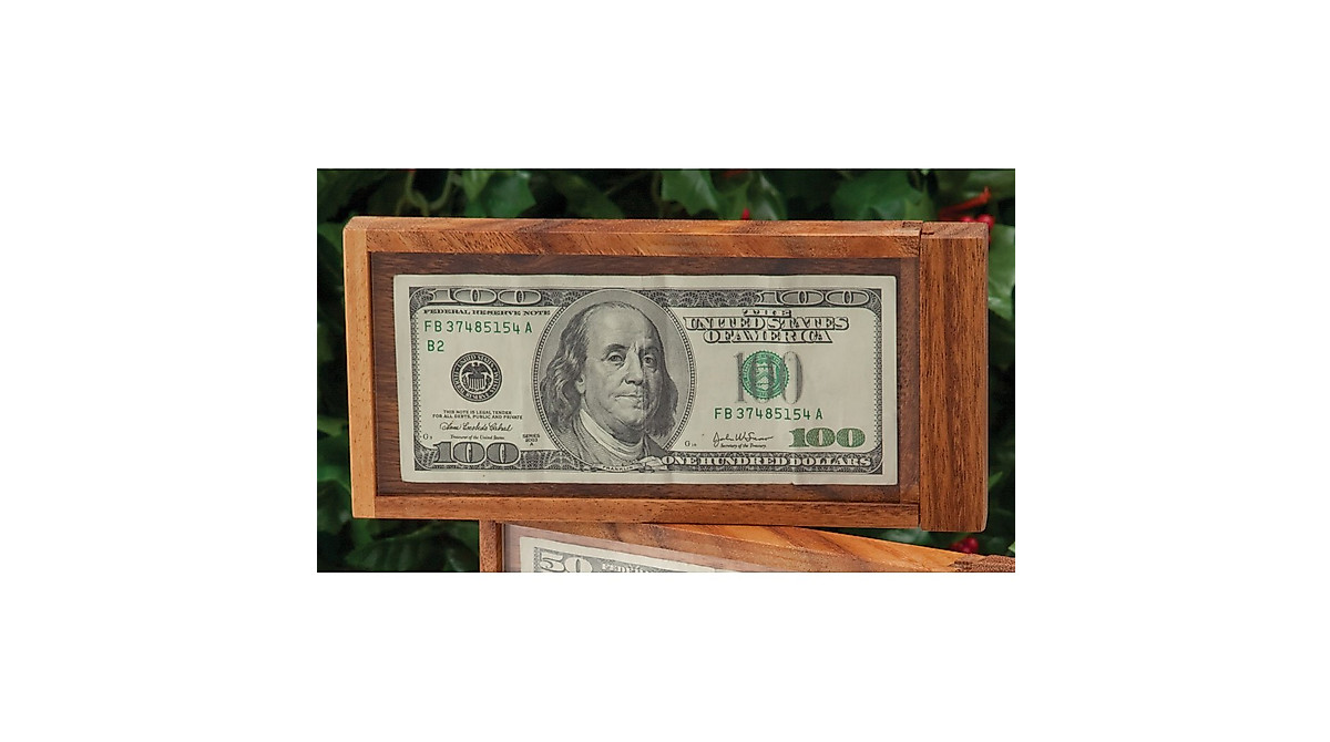 Bits and Pieces – Magic Money Puzzle Box for Adults – Wooden Brain ...