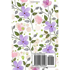 Address Book: Small Floral Address Book with Tabs for Women - Perfect Size for Purse or Pocket - Mini Address & Phone Books ( 4x6 ) - Record ... Telephone Number, Email Address and Notes