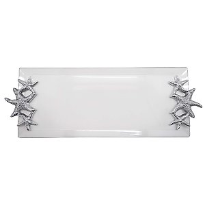 Mariposa Seaside Tray, Silver