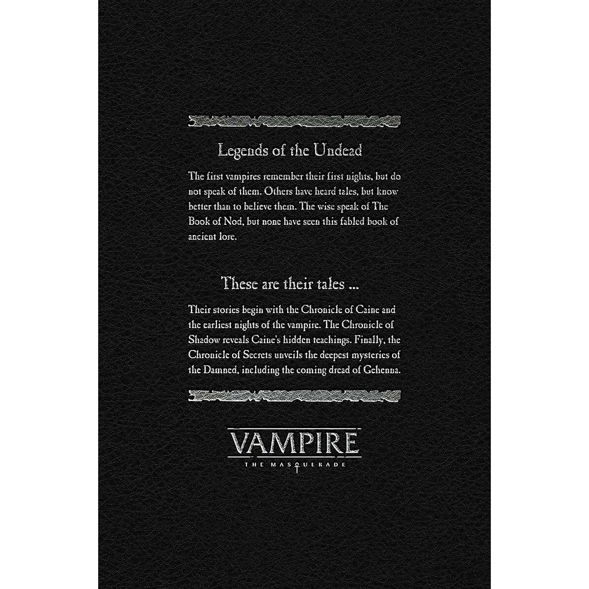 Renegade Game Studios Vampire: The Masquerade 5th Edition Roleplaying Game The Book of Nod, Collection of Mythic Texts