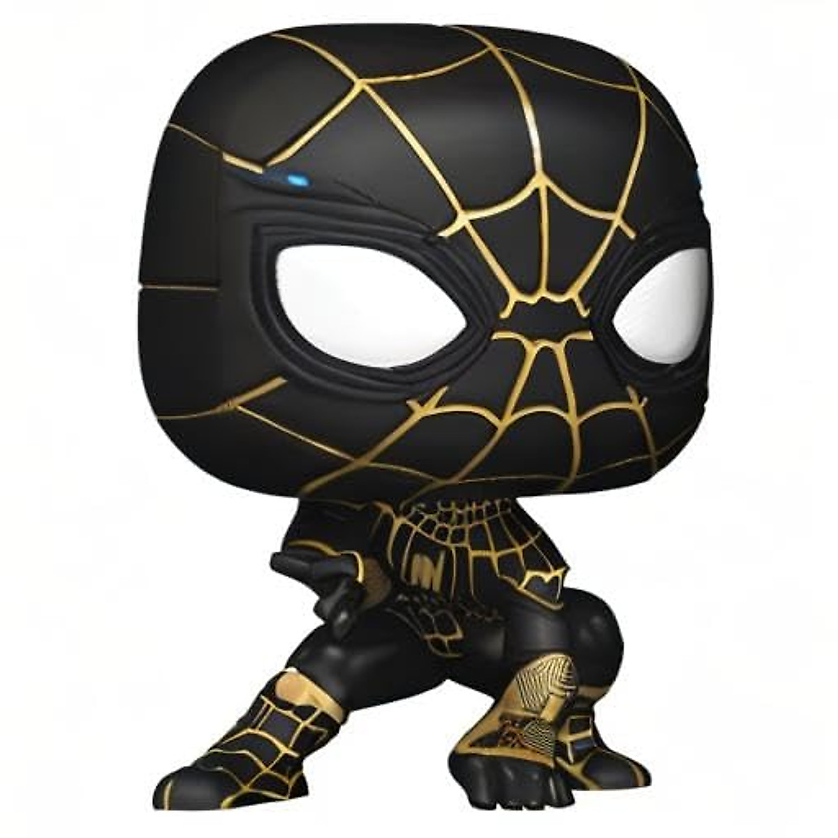 Spider-Man POP Marvel No Way Home - Spiderman in Black and Gold Suit Funko Pop! Vinyl Figure (Bundled with Compatible Pop Box Protector Case), Multicolor, 3.75 inches