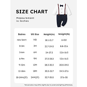 PATPAT Baby Newborn Infant Boys Gender Neutral Long Sleeve Button White Blue Bow Tie Romper Jumpsuit Outfits Clothes Newborn