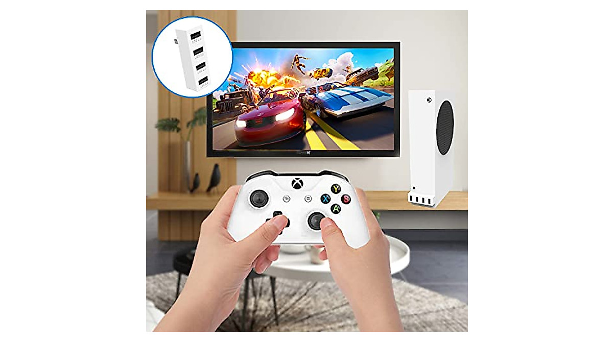 4 Ports USB Hub for Xbox Series S - High Speed Adapter