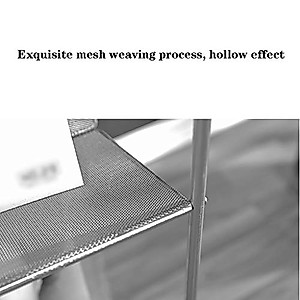 ZYCSKTL Brochure Stand Mesh Magazine Rack Holder,Living Room Wrought Iron Floor Magazine Rack, Simple Small Bookshelf, Company Simple Propaganda Rack (Color : Black, Size : 2938.589cm)